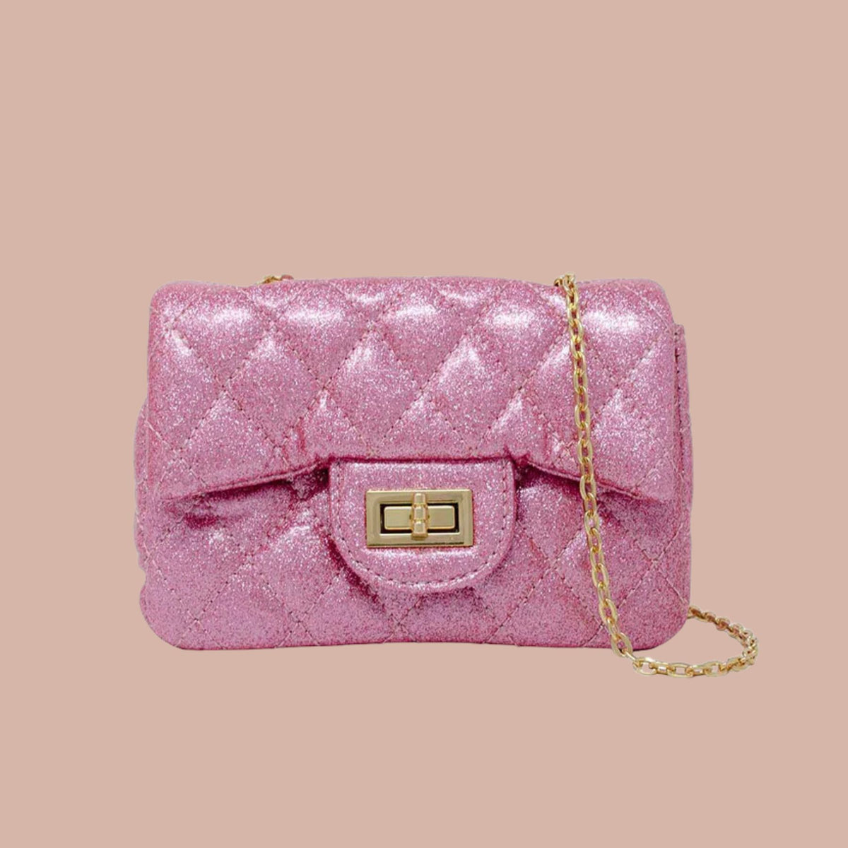Tiny Treats and ZOMI GEMS - Classic Quilted Sparkle Mini Bag - Pink ...