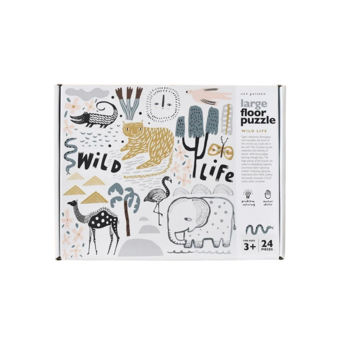 Wee Gallery - Wild Life Floor Puzzle– harley lilac